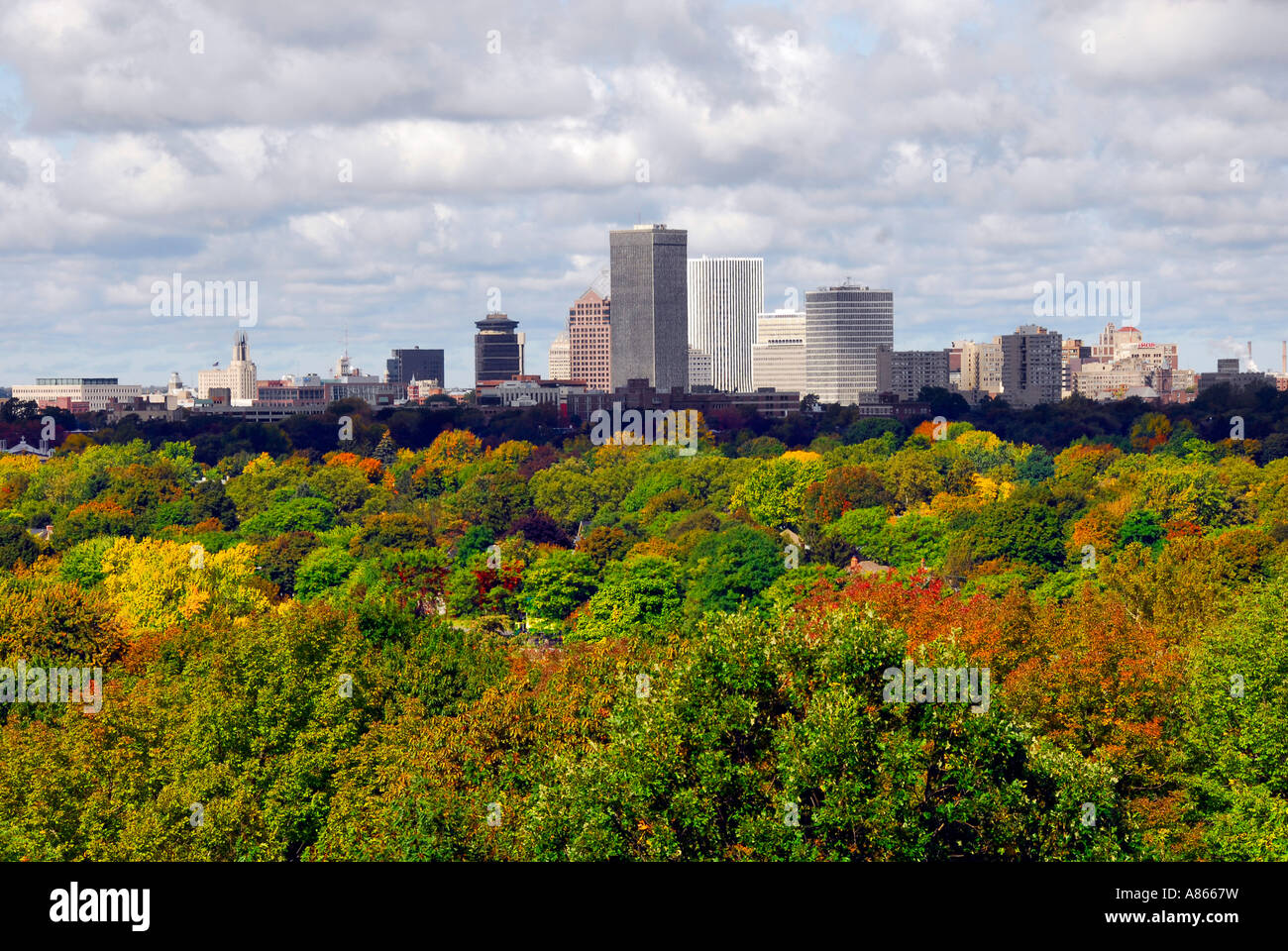 Skyline, Rochester NY USA Stock Photo - Alamy