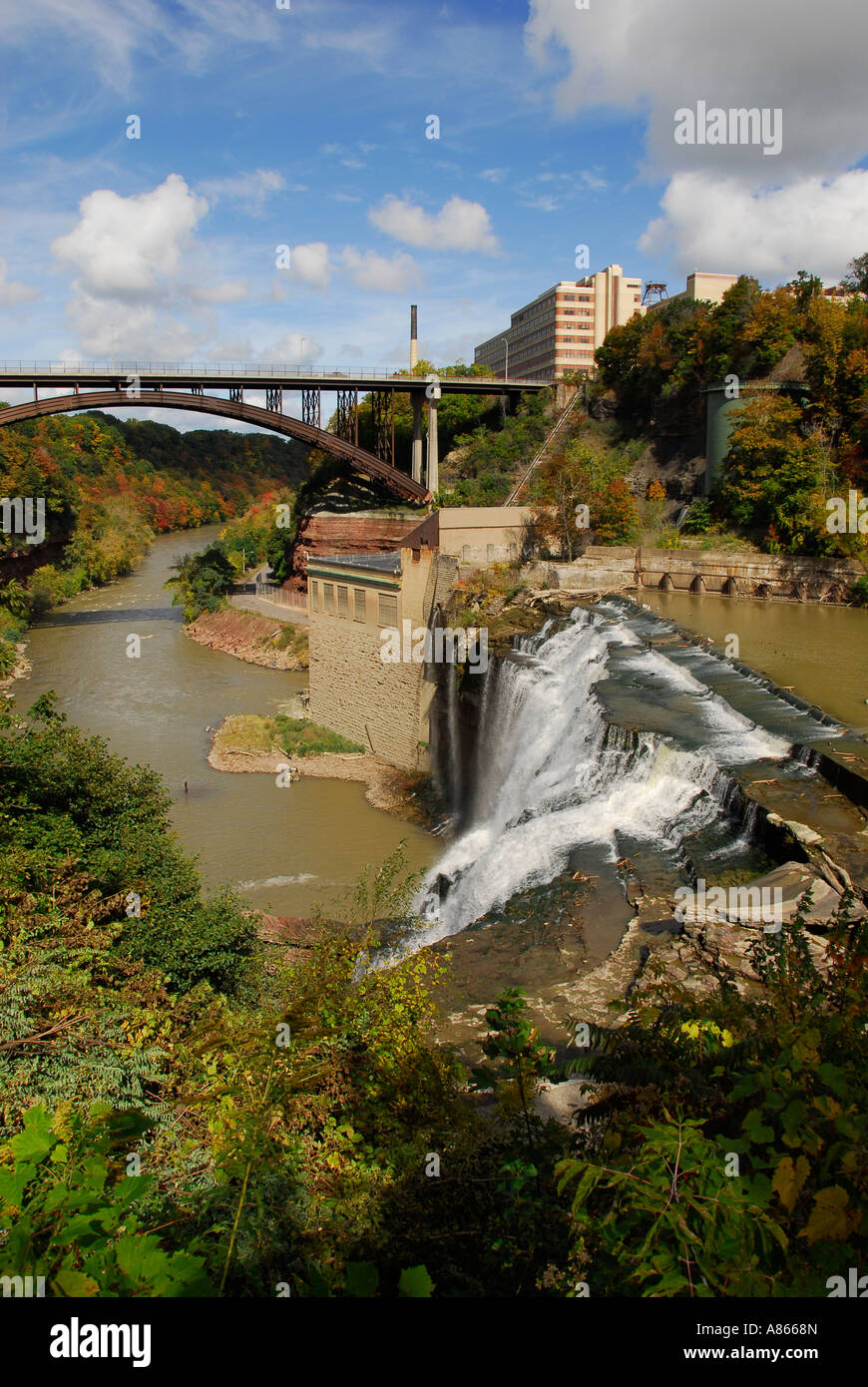 Lower genesee falls hi-res stock photography and images - Alamy