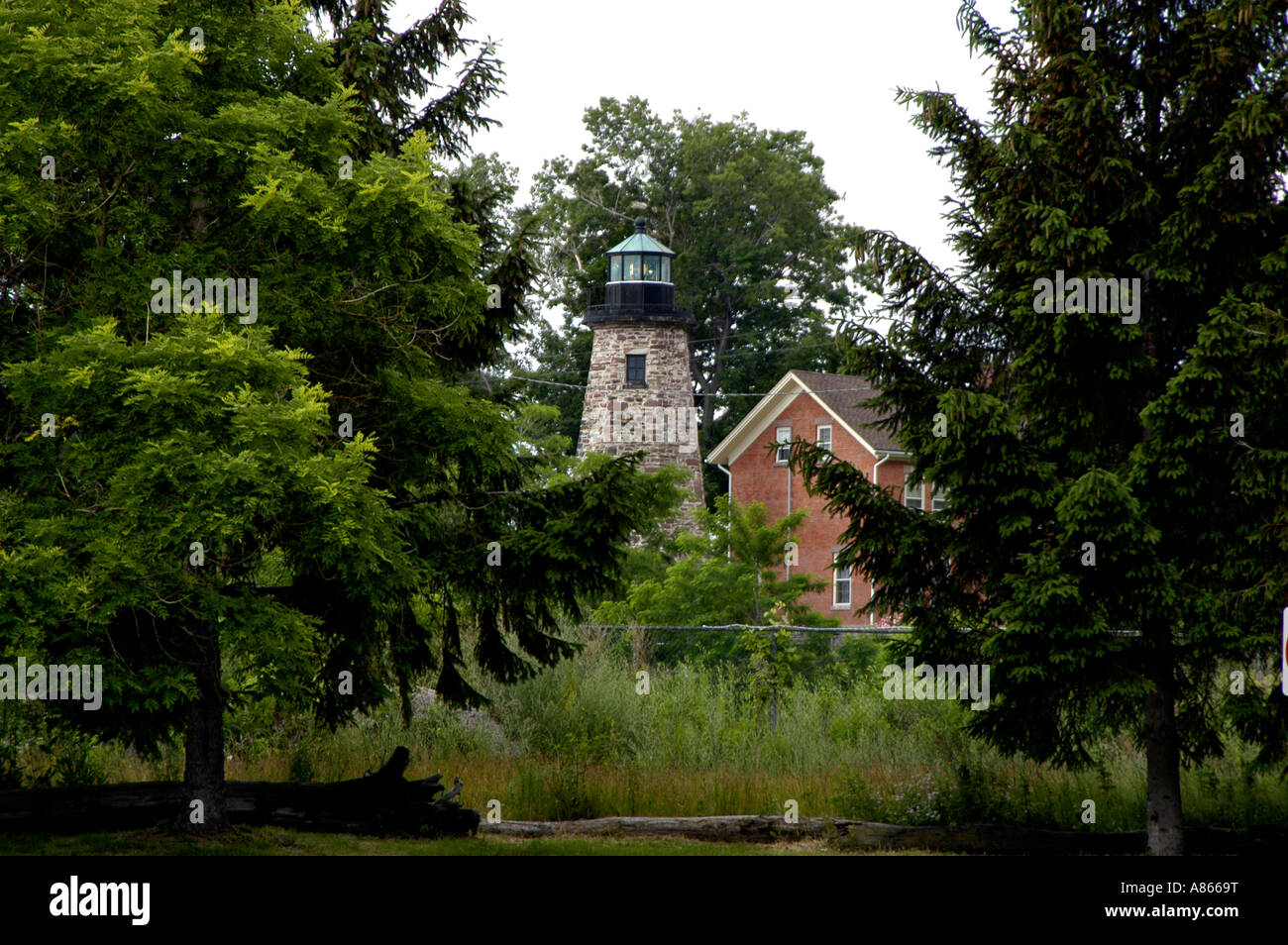 Charlotte-Genesee Lighthouse, Rochester, NY USA Stock Photo - Alamy