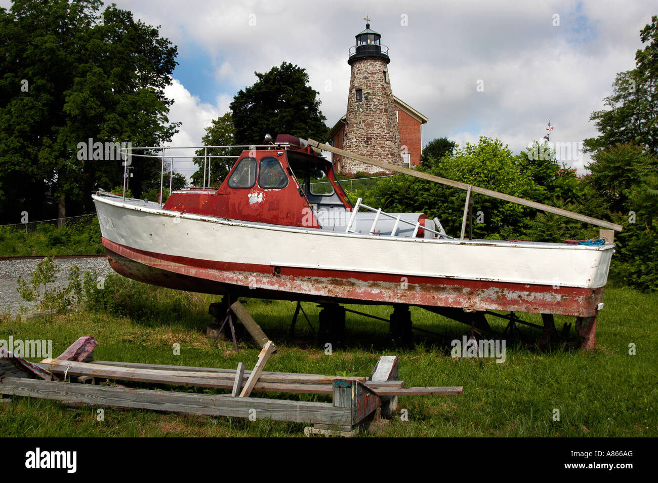 Charlotte-Genesee Lighthouse, Rochester, NY USA Stock Photo - Alamy