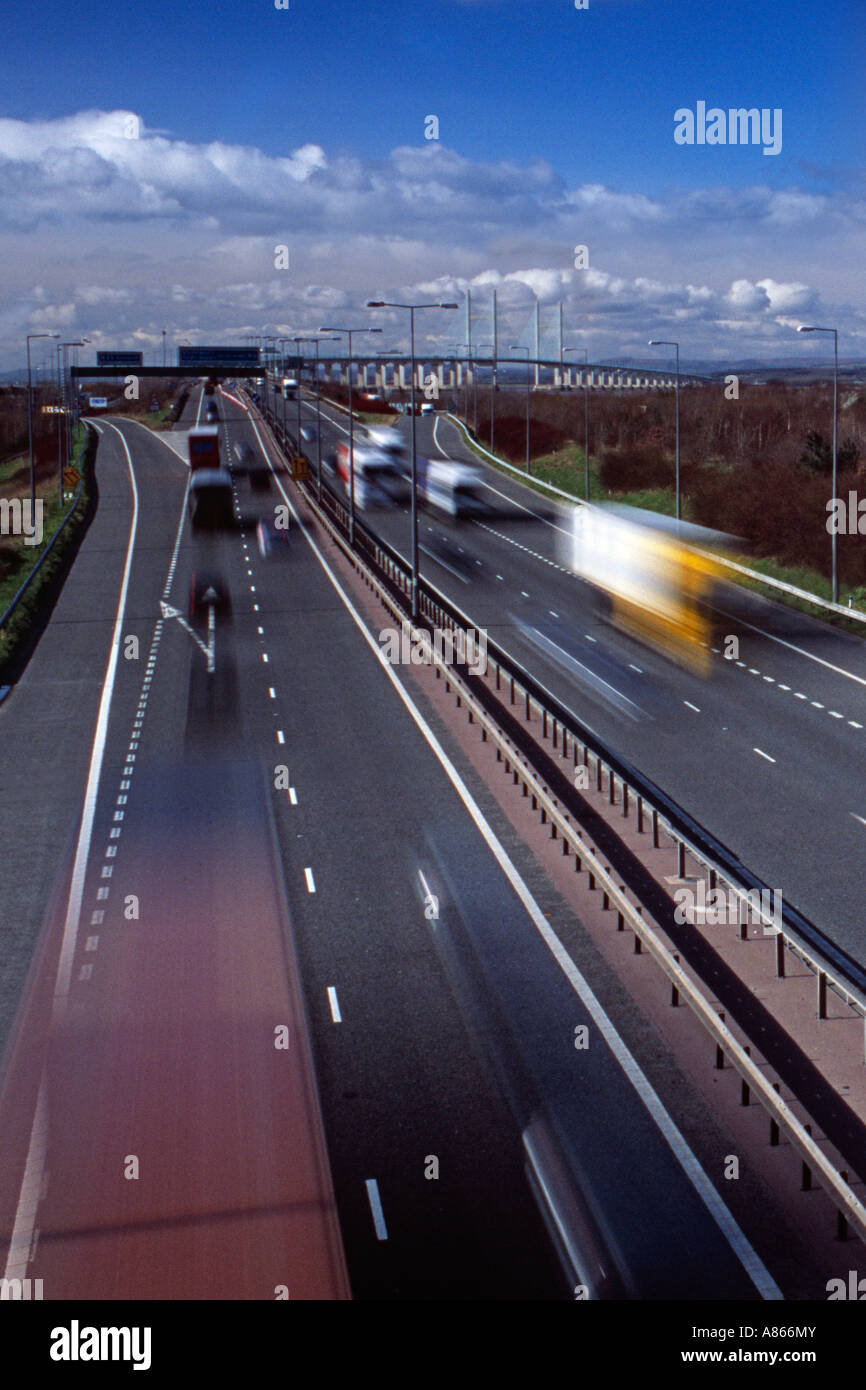 The New Severn Crossing - M4 Stock Photo - Alamy