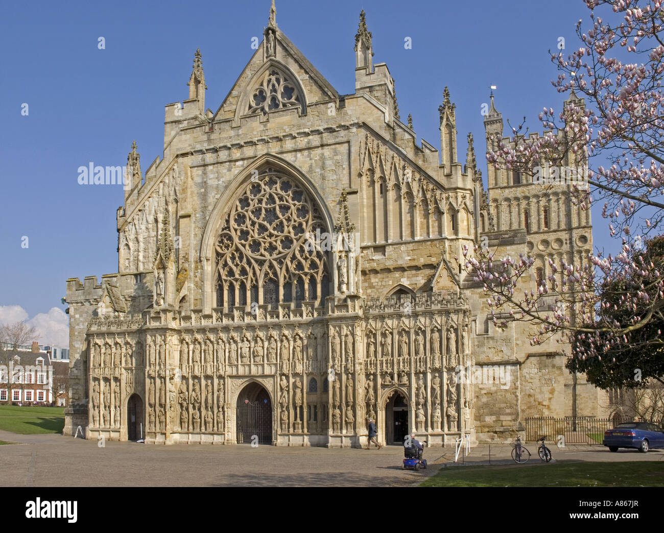 Exeter Cathedral, Devon Stock Photo - Alamy