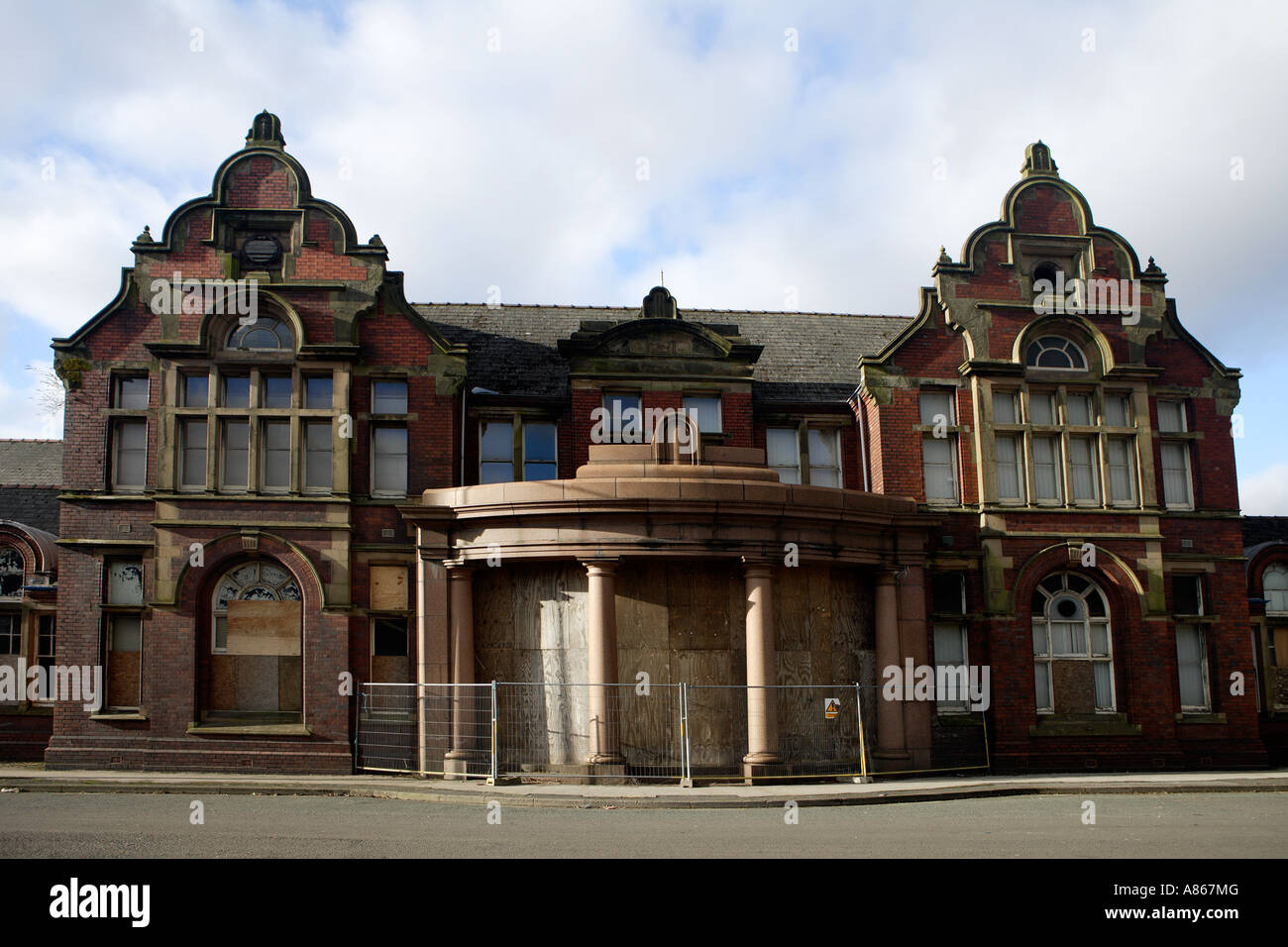 Old Main Office Building Ebbw Vale Steel Works Stock Photo - Alamy