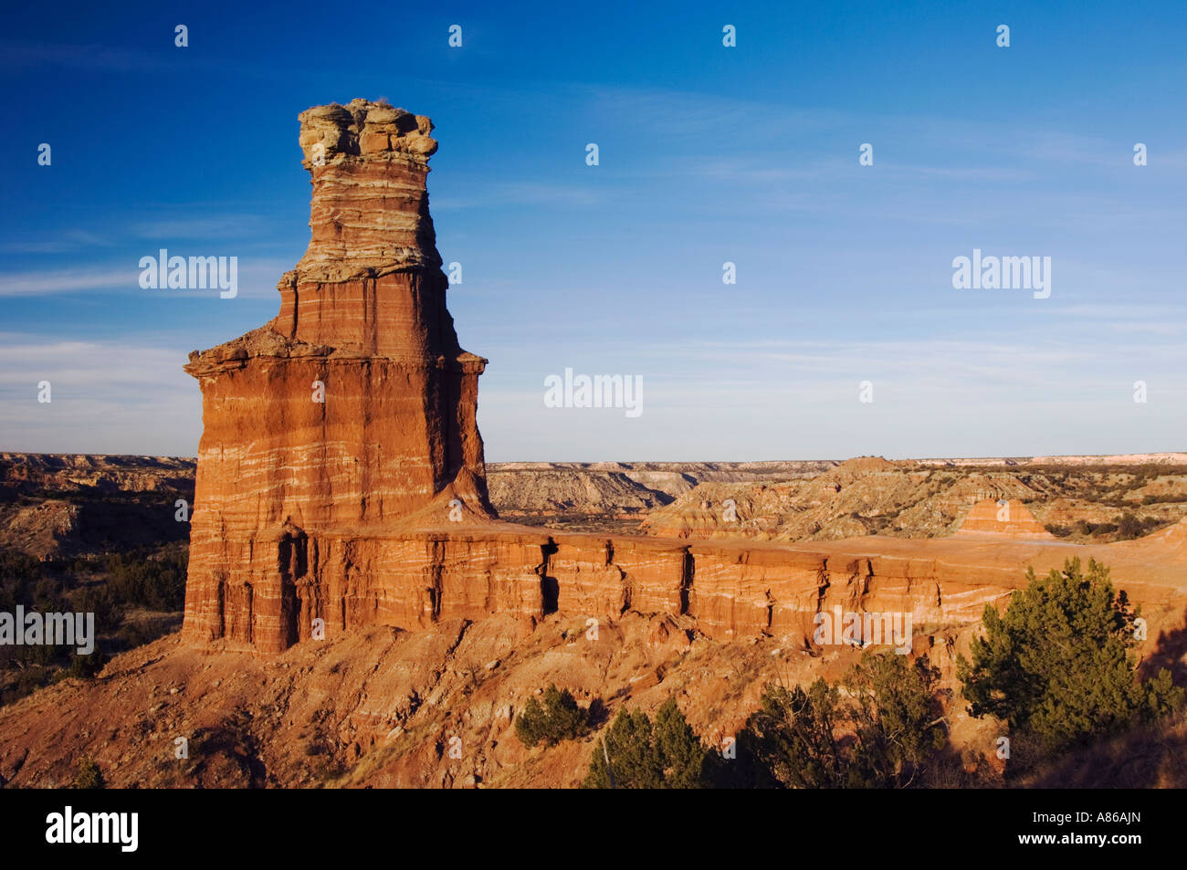 The Lighthouse at sunset Palo Duro Canyon State Park Canyon Panhandle ...