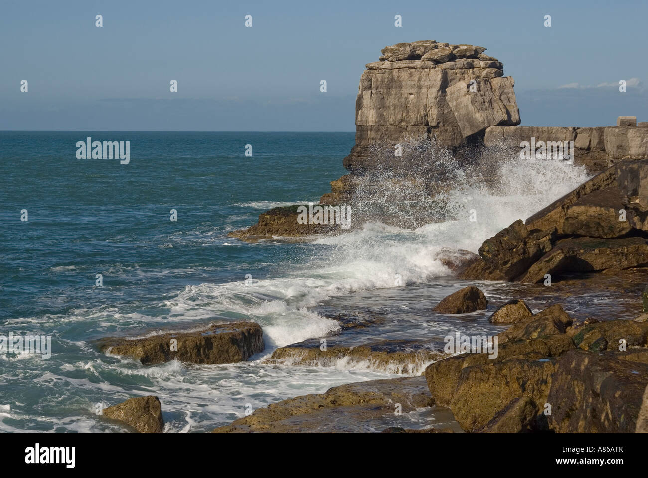 Pulpit rock in stormy hi-res stock photography and images - Alamy