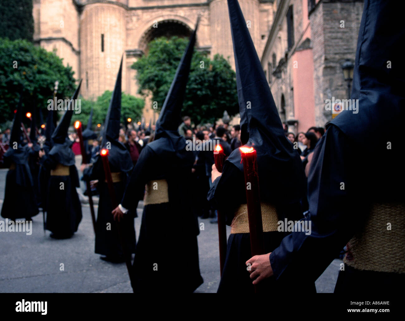 Semana santa prozession in malaga hi-res stock photography and images ...