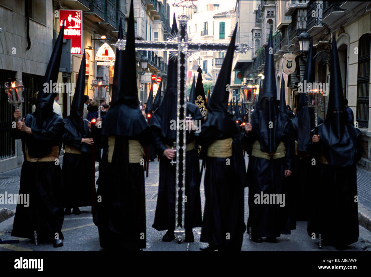 Semana santa prozession in malaga hi-res stock photography and images ...