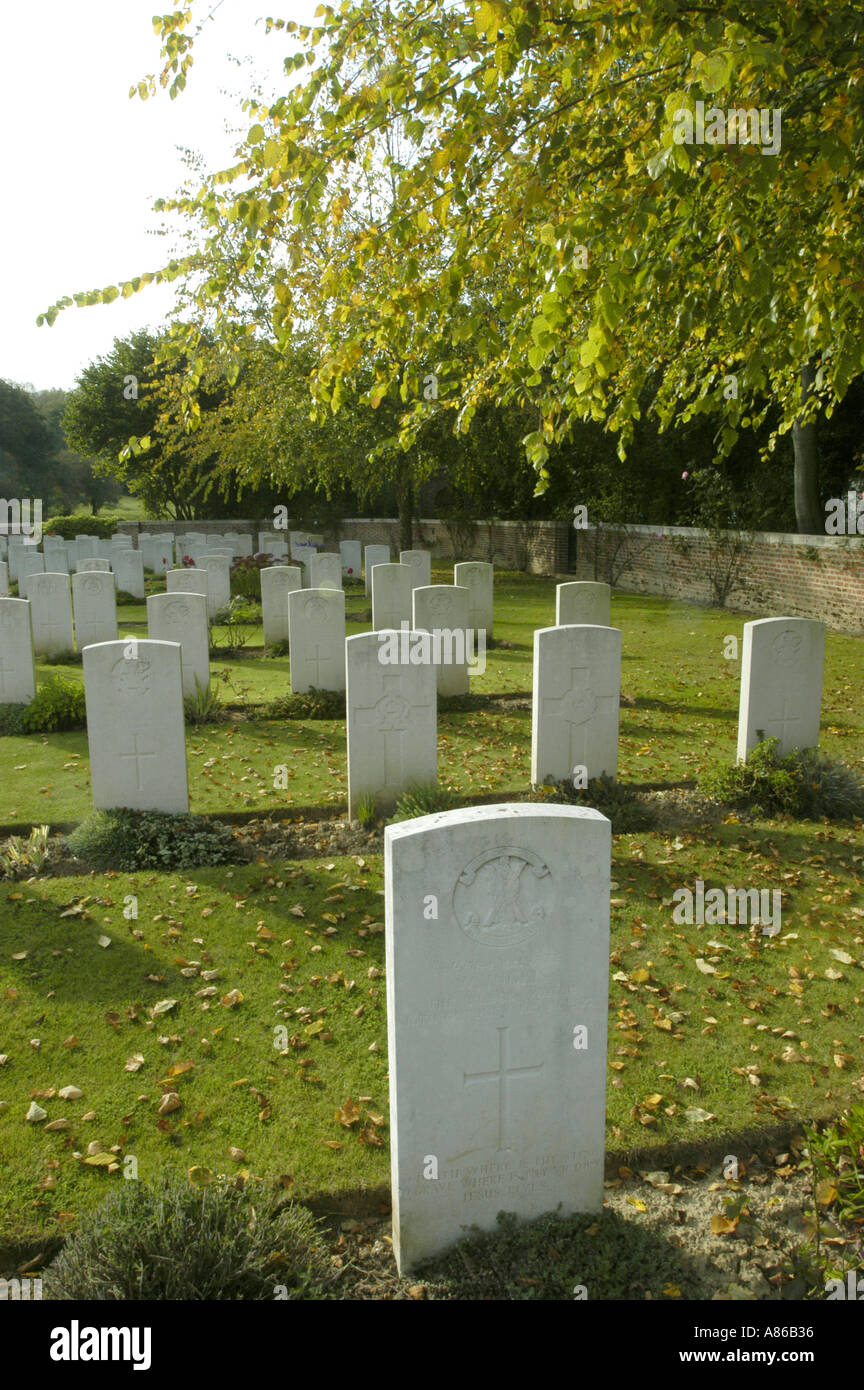 Carnoy military cemetery hi-res stock photography and images - Alamy