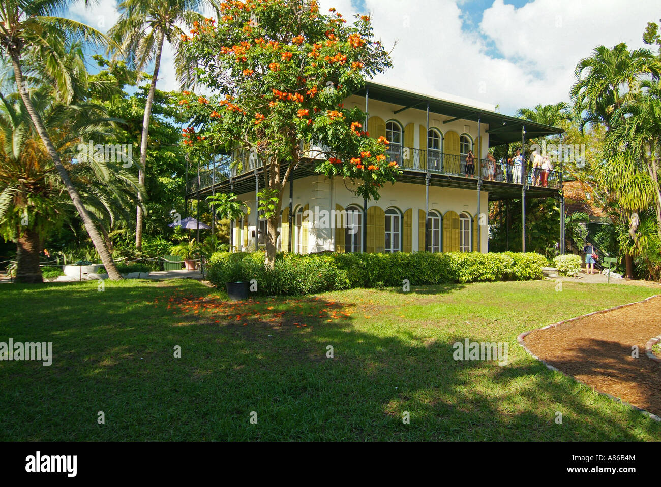 Exterior of Ernest Hemingway house Stock Photo - Alamy