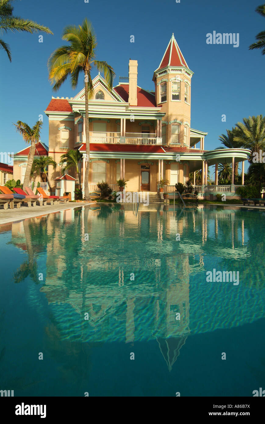 USA Florida Key West Southernmost House hotel Stock Photo - Alamy