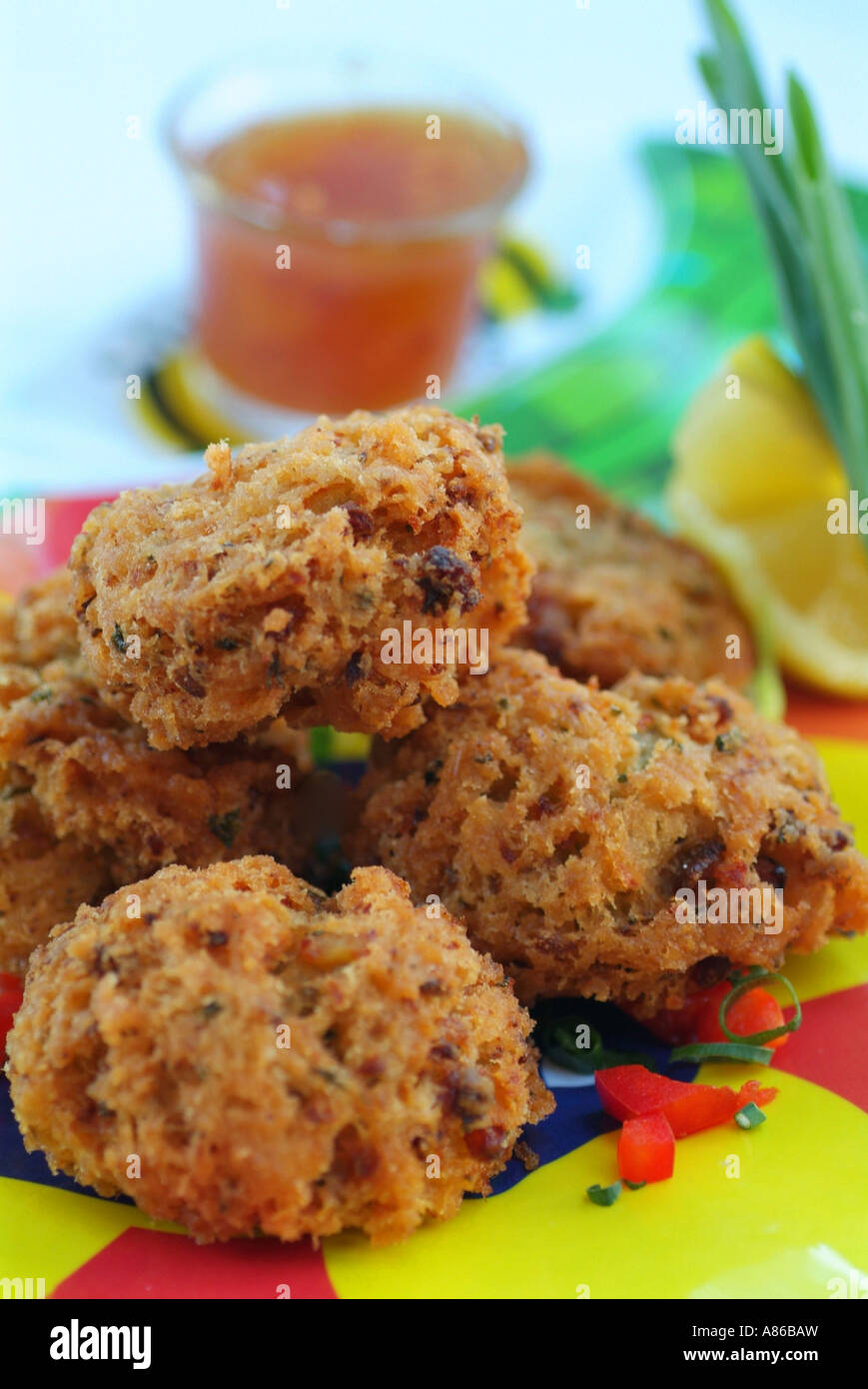 Conch fritters hi-res stock photography and images - Alamy