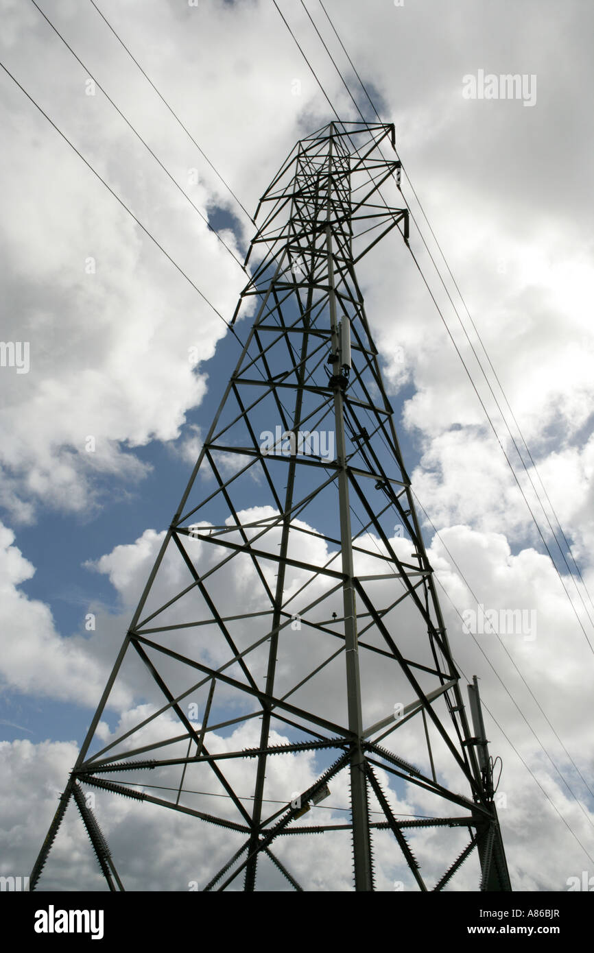 View of Electrical cables Stock Photo - Alamy