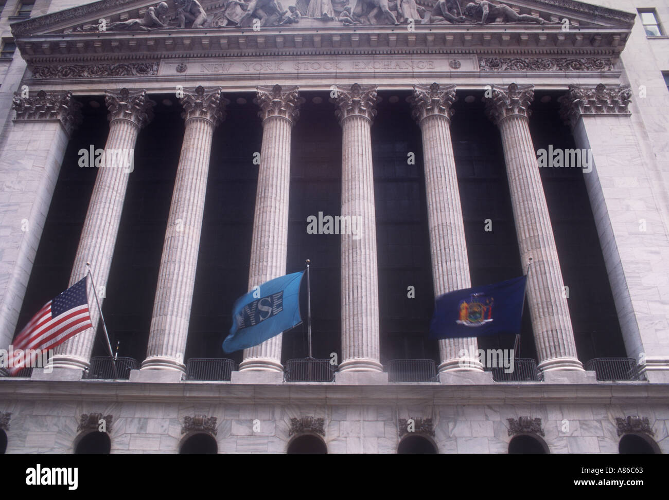 New York Stock Exchange on Wall Street in New York City Stock Photo - Alamy