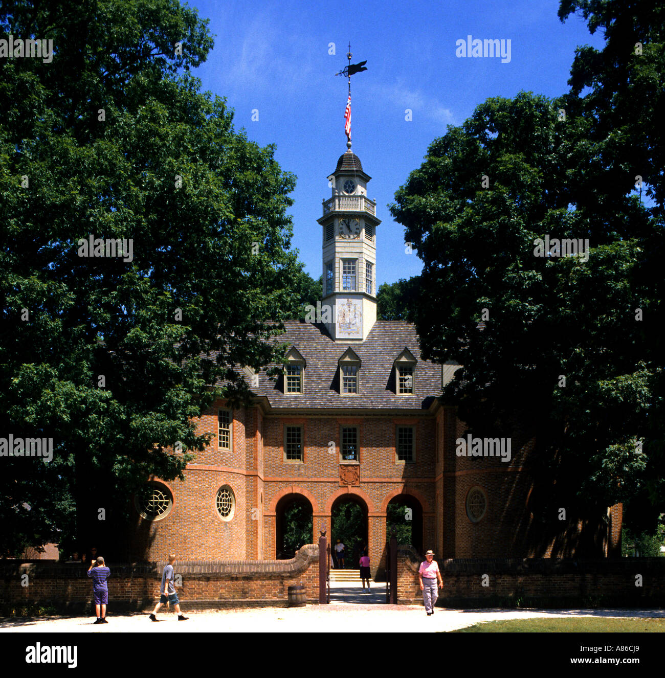 Williamsburg Colonial Williamsburg Historic Area Virginia The Capitol ...