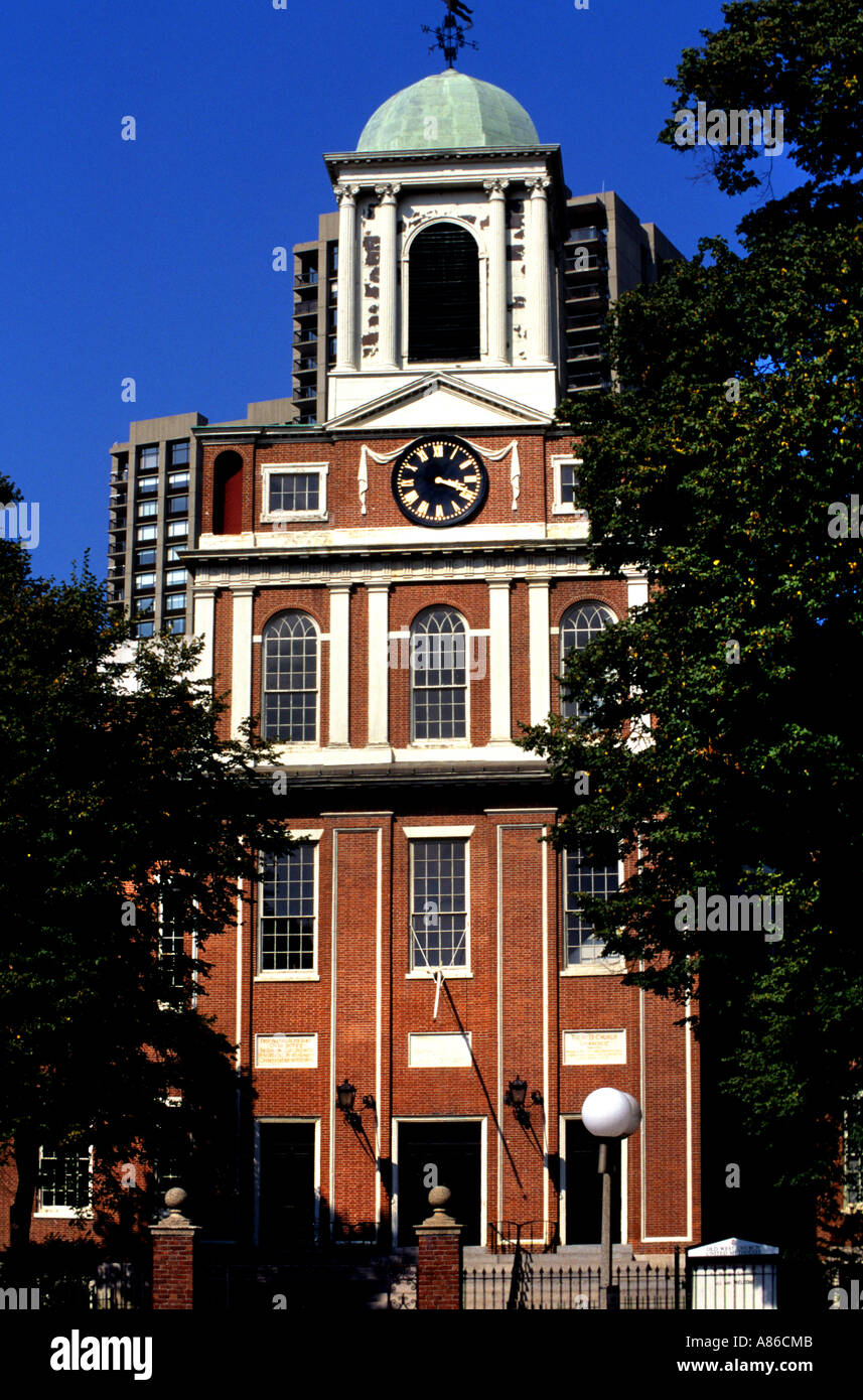 Massachusetts Boston Town downtown United States Stock Photo - Alamy
