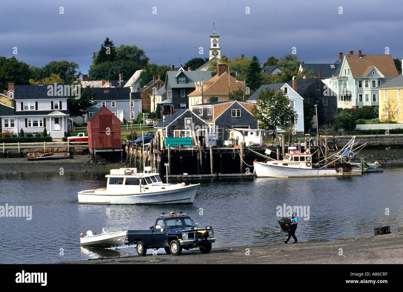 United States of America USA Maine Portsmouth port Stock Photo - Alamy
