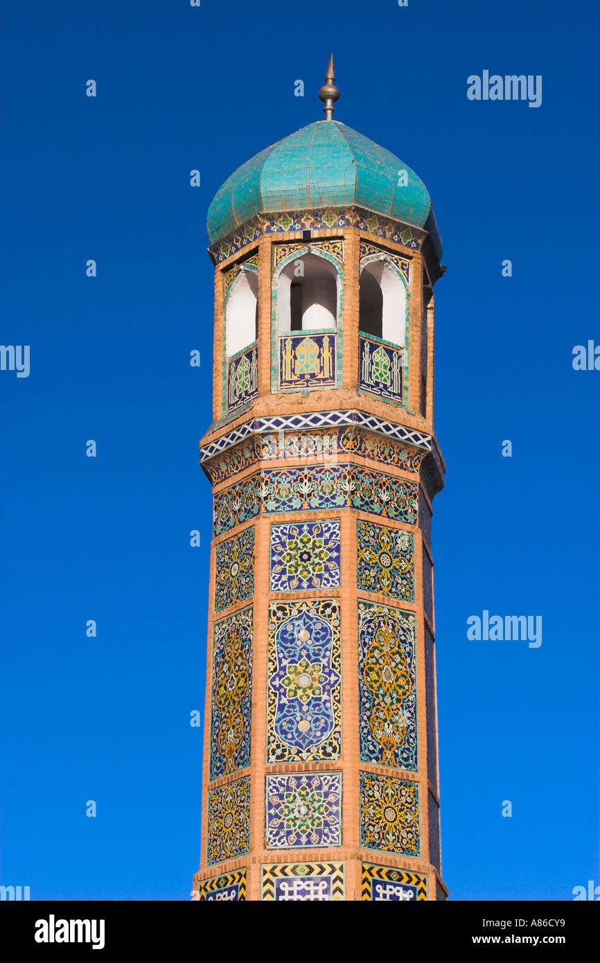 AFGHANISTAN Herat Minaret of Friday Mosque or Masjet eJam Stock Photo ...
