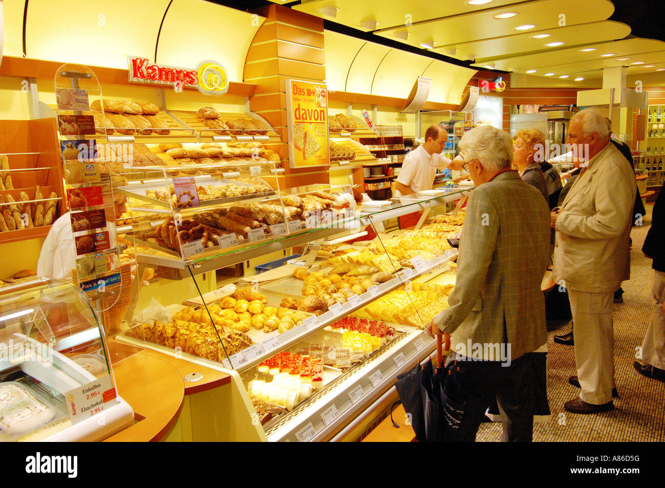 Bakery shop on Kurfurstendamm Berlin Germany Stock Photo - Alamy