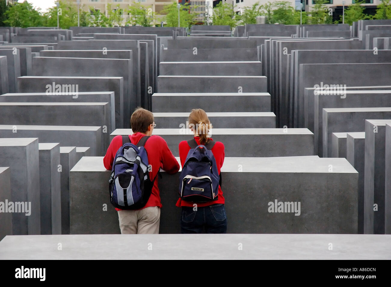 Holocaust memorial was designed by Peter Eisenman Berlin Germany Stock ...