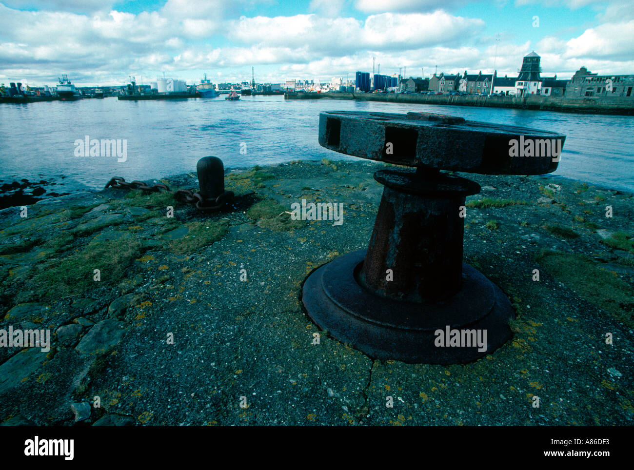 Aberdeen oil terminal Stock Photo - Alamy