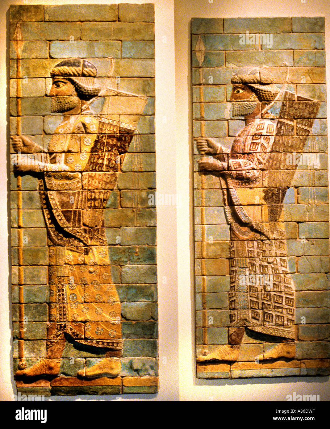 The Archers of Darius Persian Persia Iran frieze from the Palace of ...