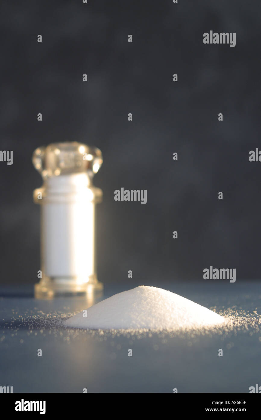 Shaker salt pile hi-res stock photography and images - Alamy