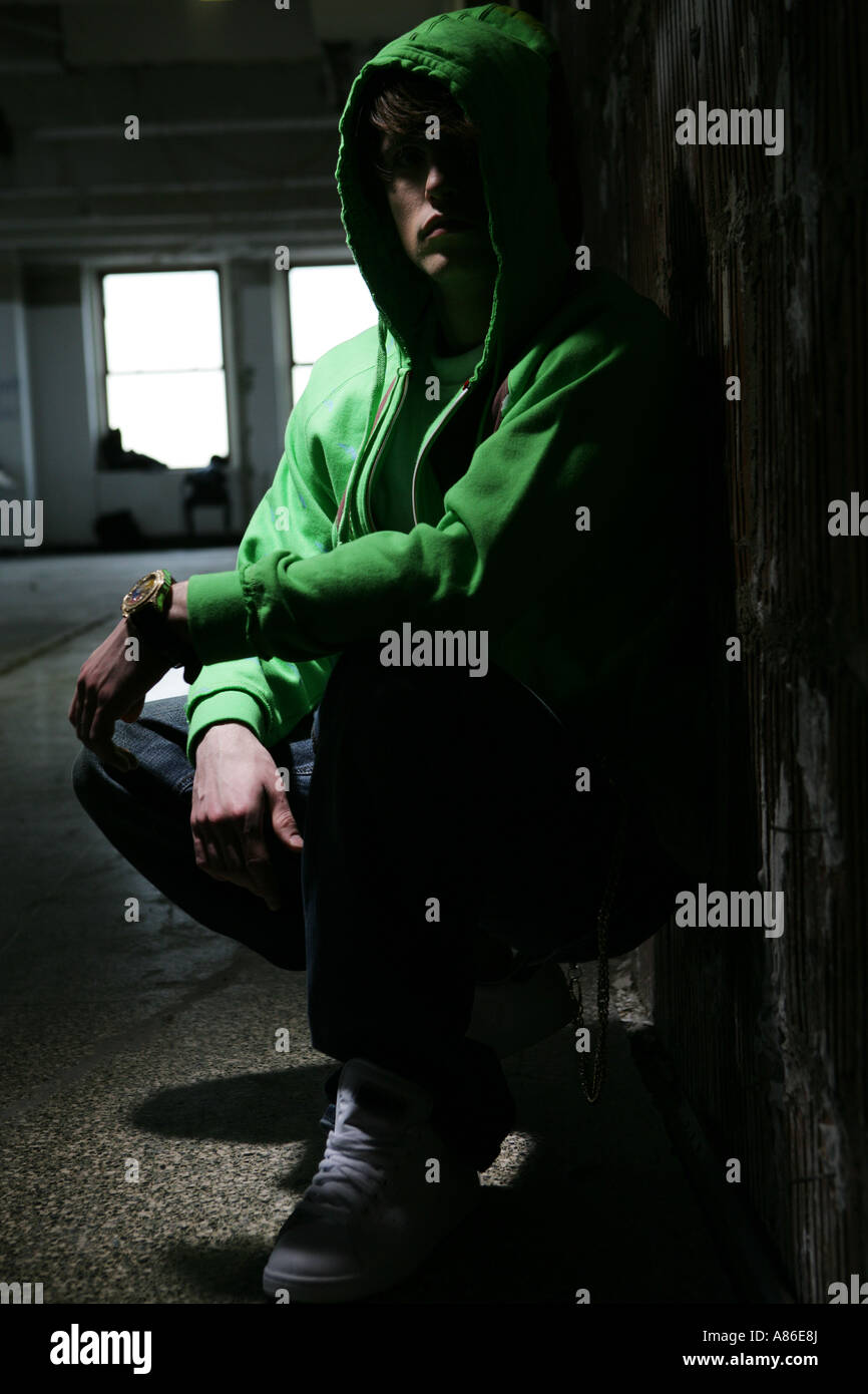 Man Crouched Down High Resolution Stock Photography and Images - Alamy