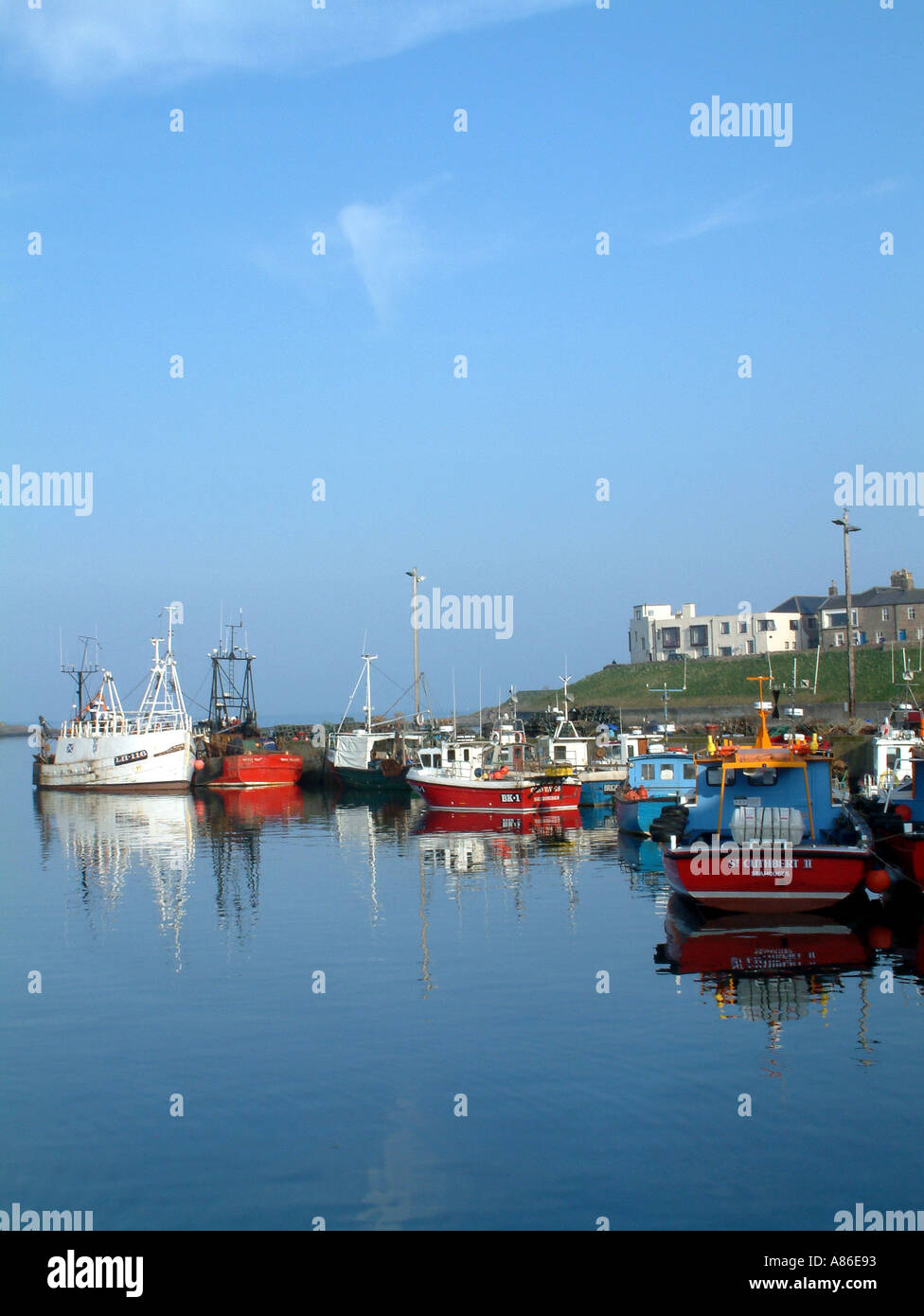 Seahouses harbour pier hi-res stock photography and images - Alamy