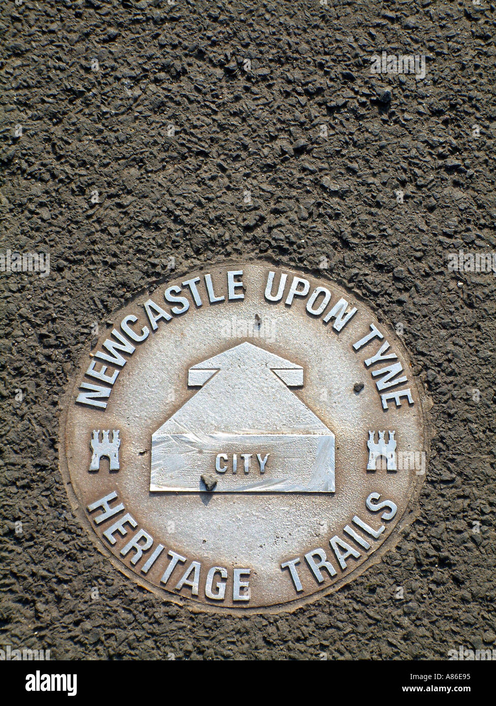 City Trail Newcastle upon Tyne Stock Photo - Alamy