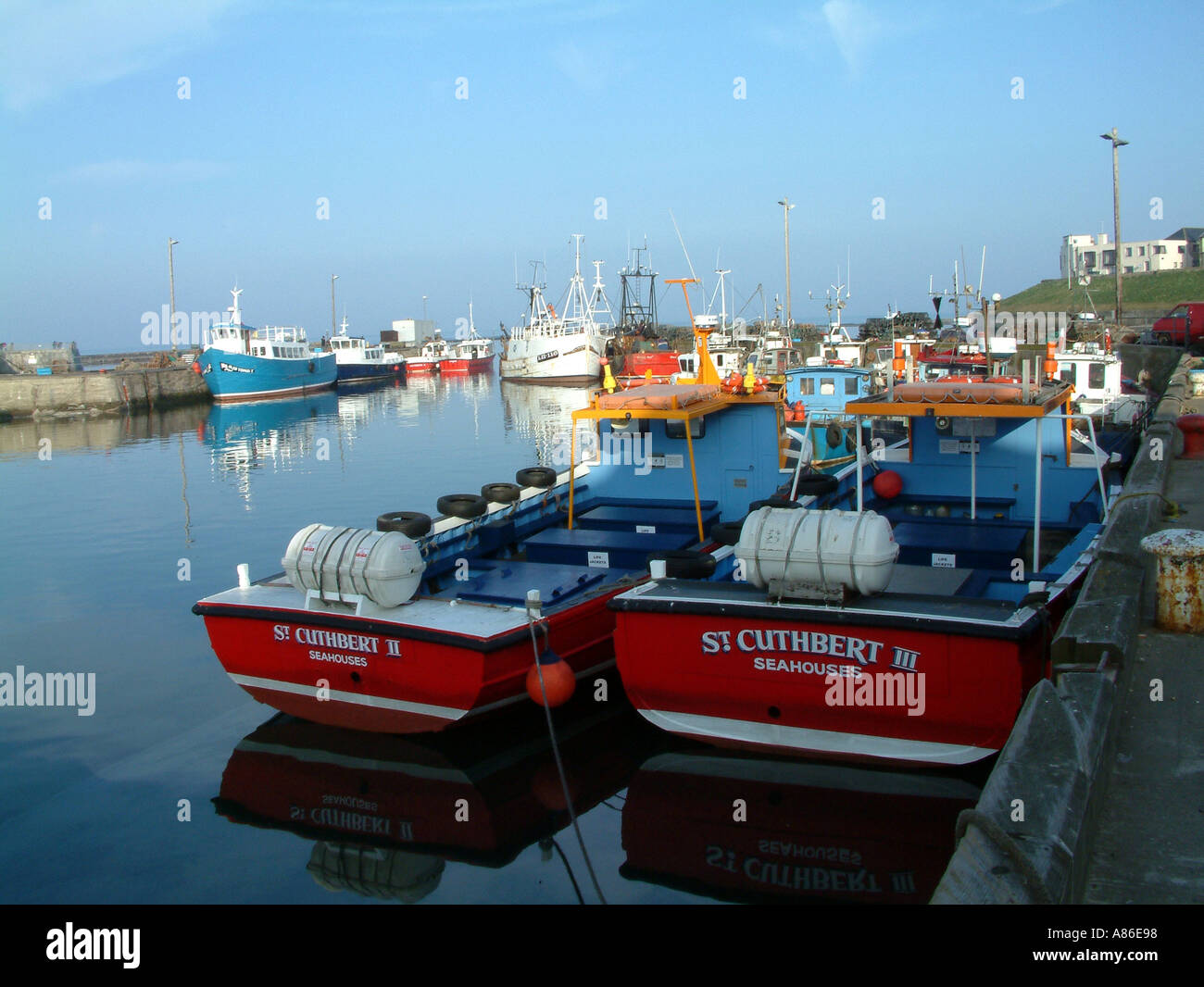 Seahouses pier hi-res stock photography and images - Alamy