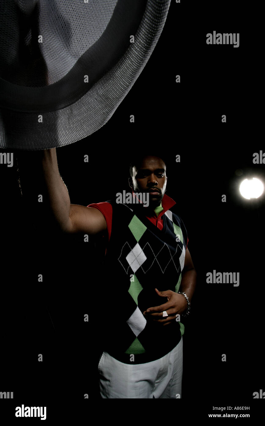 African american man tipping hat hi-res stock photography and images ...