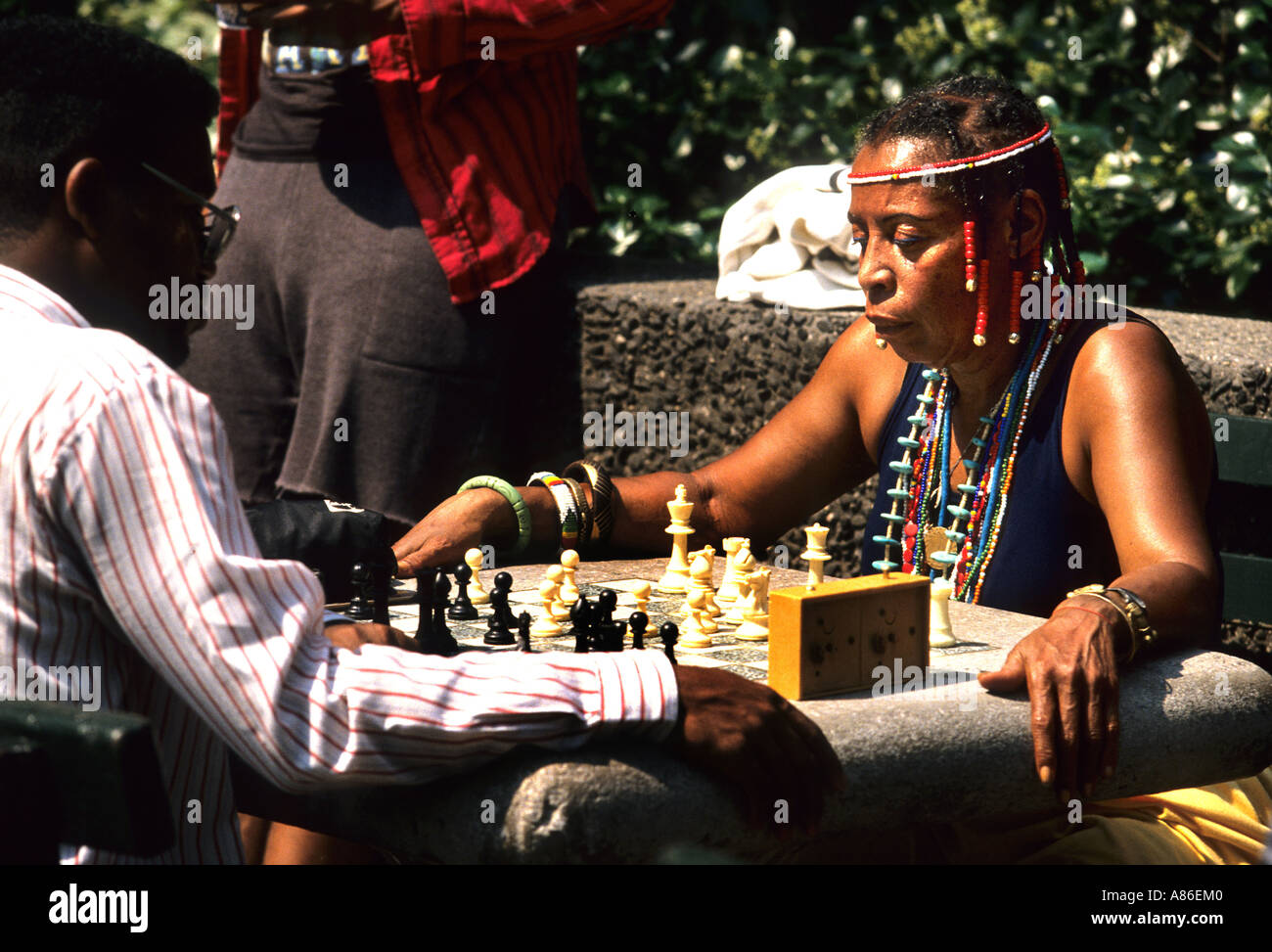 Washington square park soho hi-res stock photography and images - Alamy