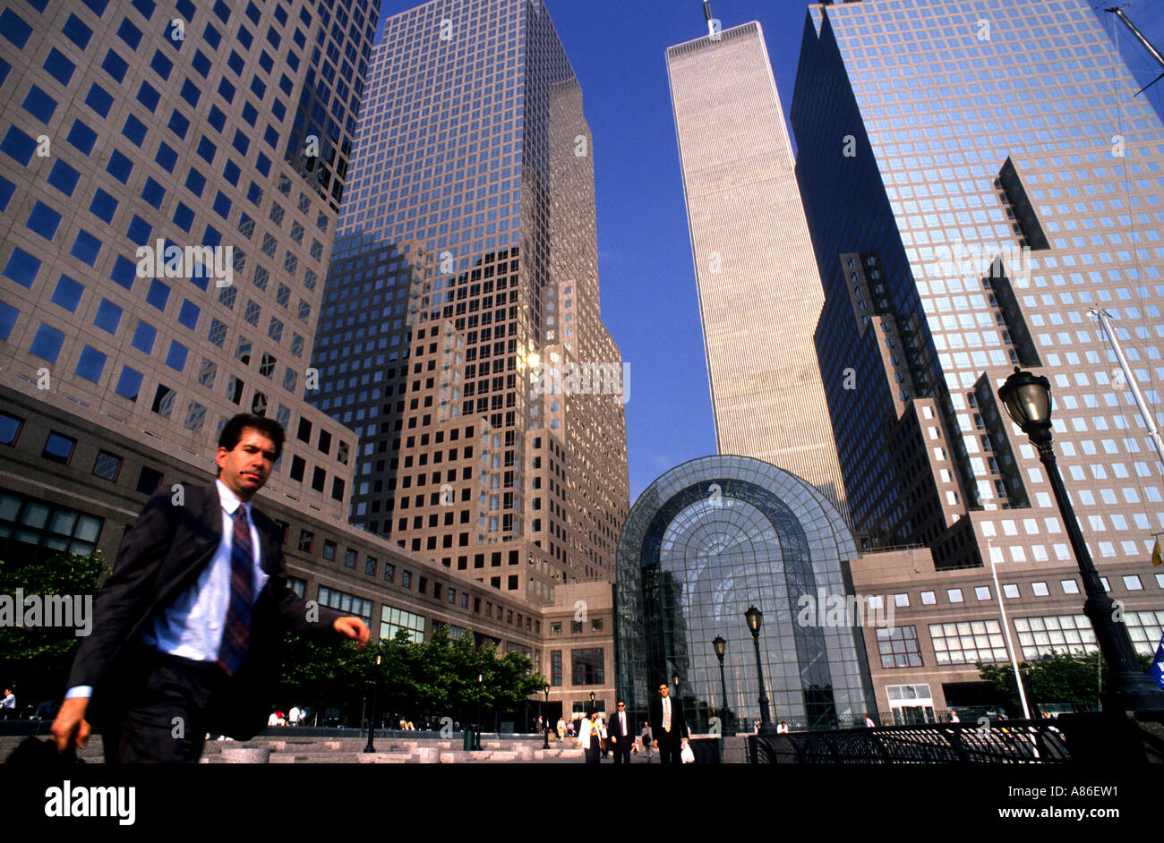 New york manhattan world financial center bank hi-res stock photography ...
