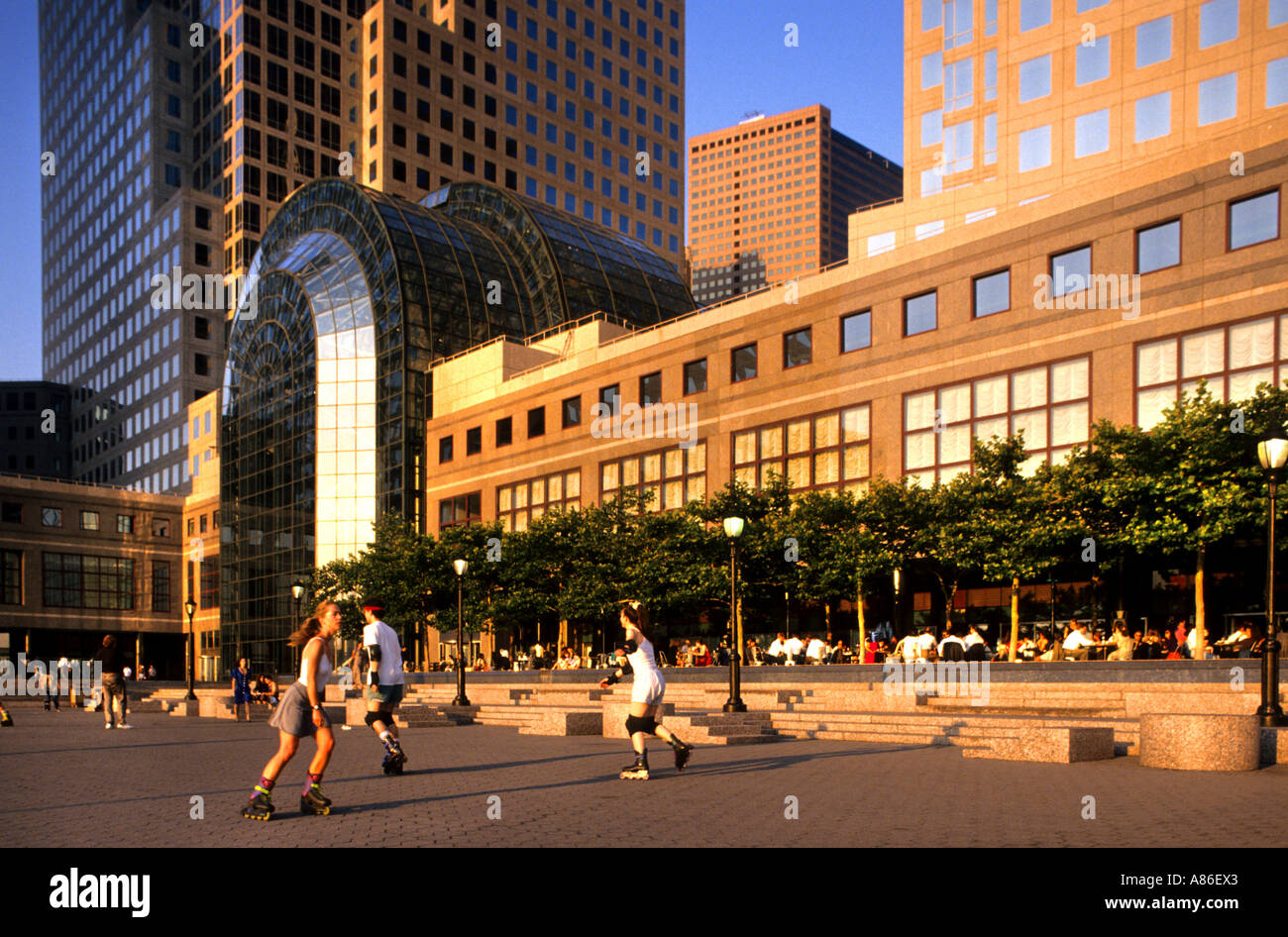 New york manhattan world financial center bank hi-res stock photography ...
