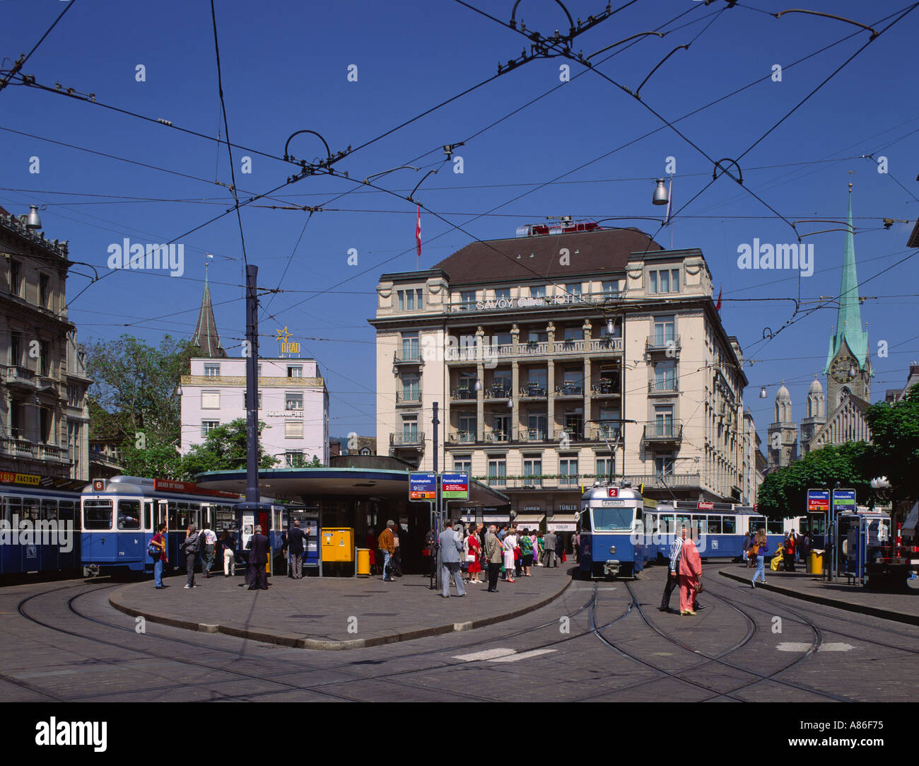 Paradeplatz Zurich Switzerland Stock Photo - Alamy