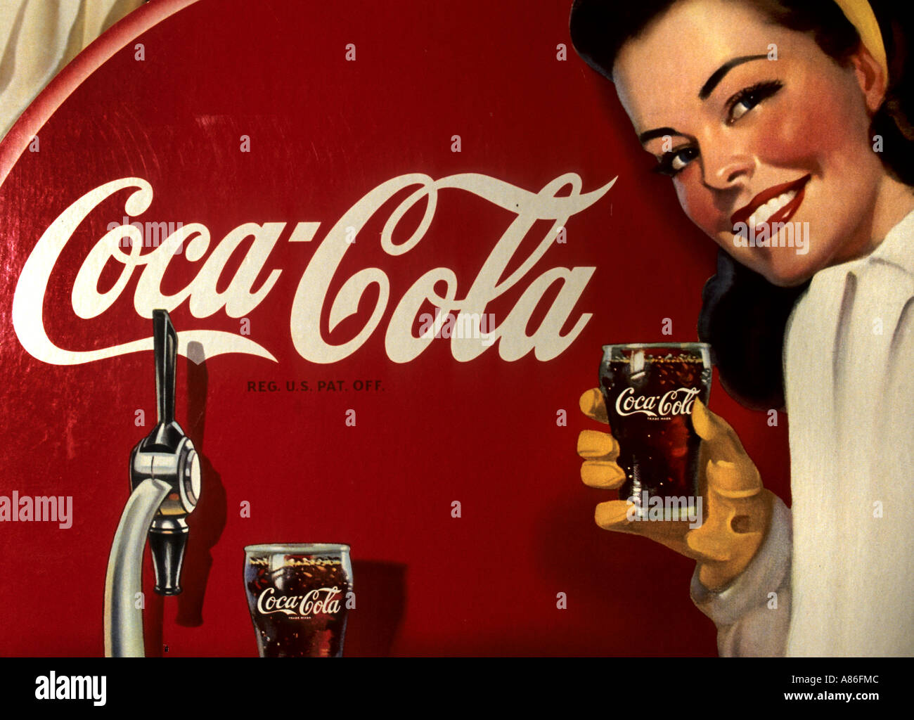 Coca cola advertisement hi-res stock photography and images - Alamy