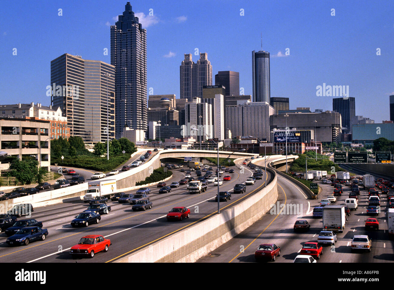 Atlanta Georgia United States of America town USA Stock Photo - Alamy