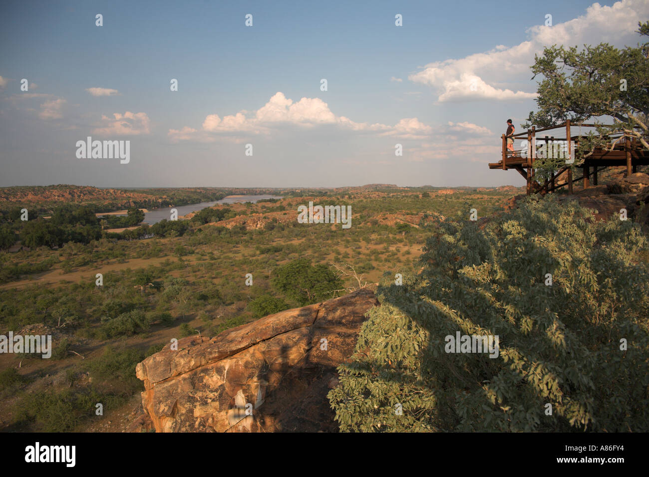 Mapungubwe National Park confluence viewpoint overlooking Limpopo and ...