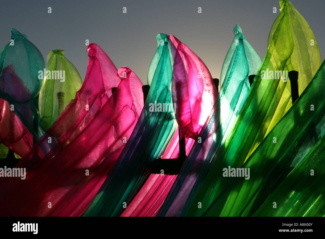 View of colorful floats Stock Photo - Alamy