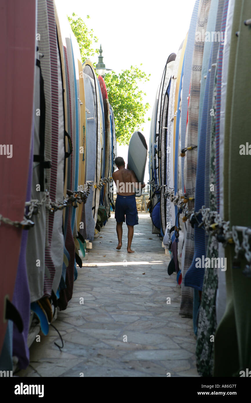 Surfboard lock hi-res stock photography and images - Alamy