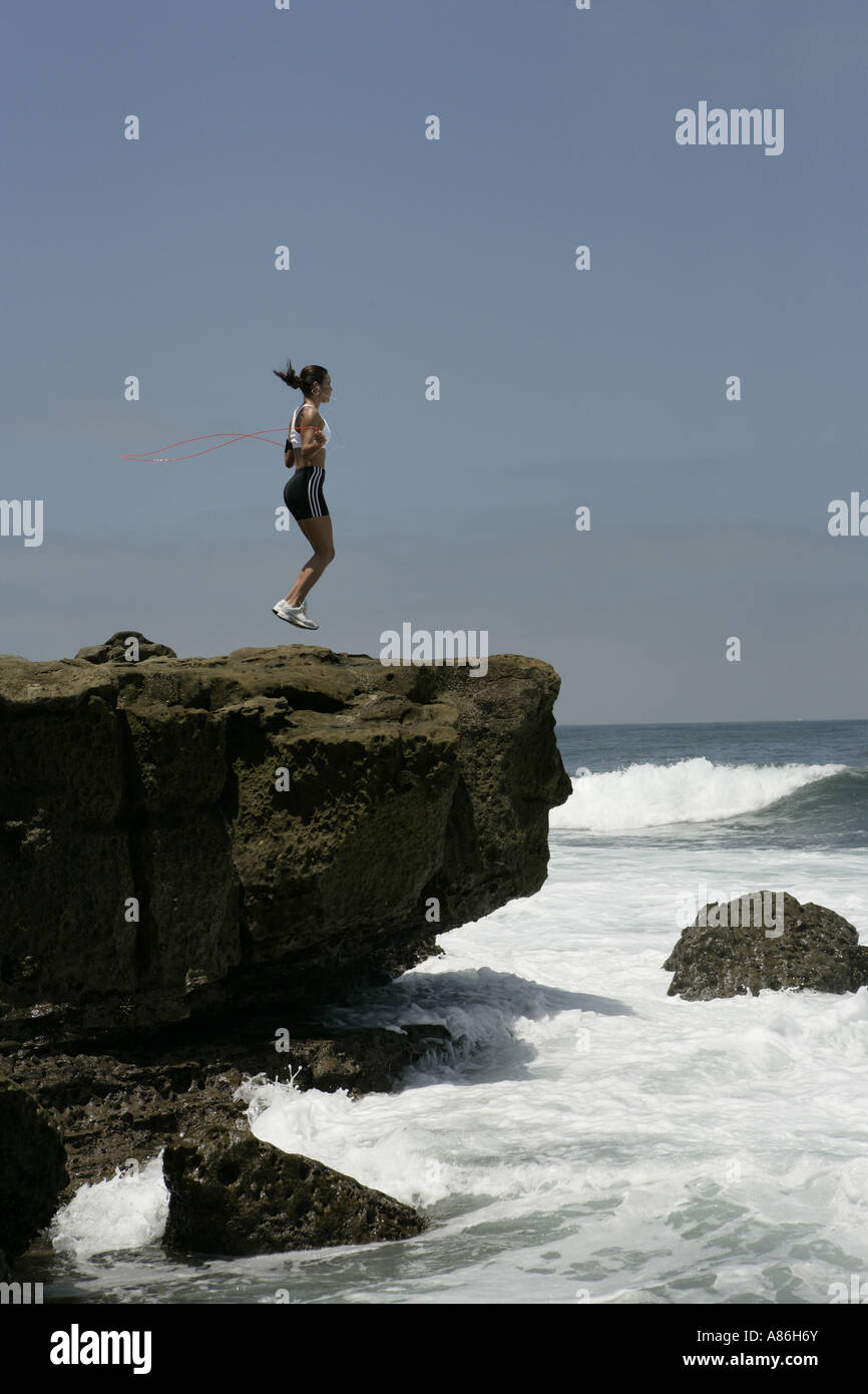 Woman skipping stones hi-res stock photography and images - Alamy