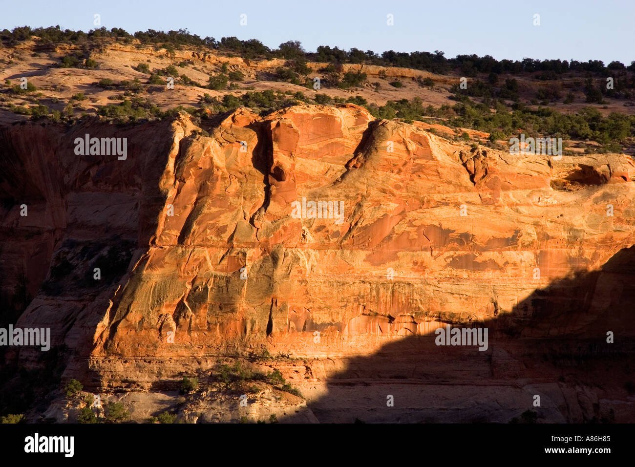 Rock cliff at Canyonlands National Park near Moab Utah Stock Photo - Alamy