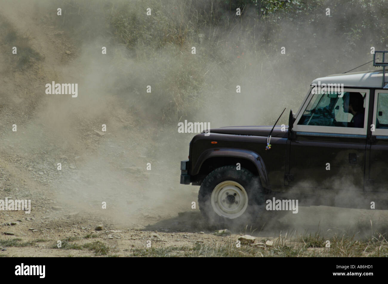 1984 Land Rover Defender 110 Station Wagon Diesel in typical two colour ...