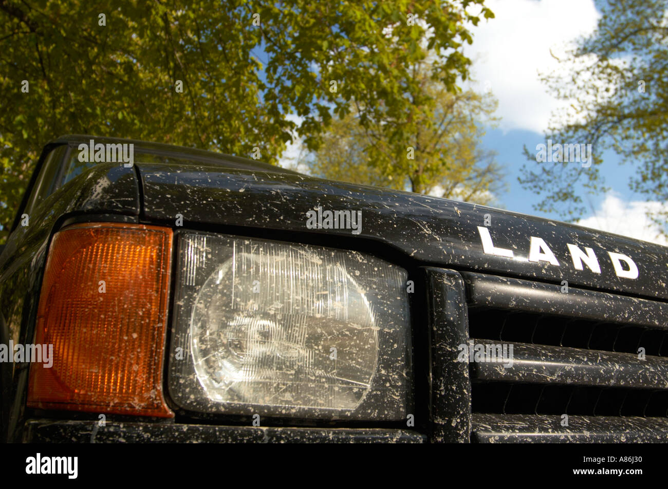 Close up view of a Land Rover Discovery Series 2 Stock Photo - Alamy
