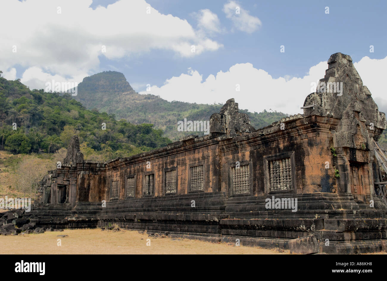 Wat Phou Temple Champasak Laos Stock Photo - Alamy