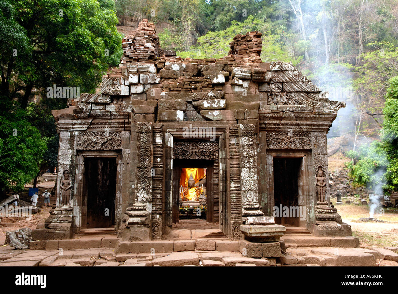 Wat Phou Temple Champasak Laos Stock Photo - Alamy
