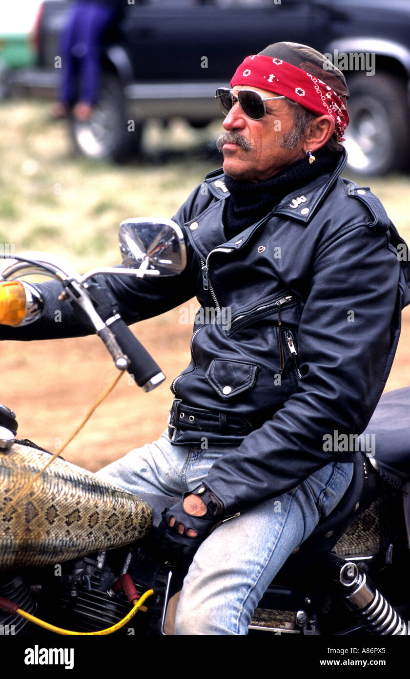 Harley Davidson motorcycle motorbike people biker Stock Photo - Alamy