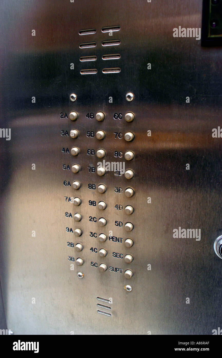 An apartment building intercom Stock Photo - Alamy
