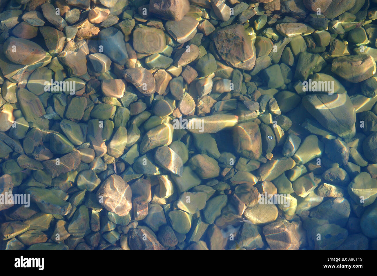 Water and pebbles 3162 Stock Photo - Alamy
