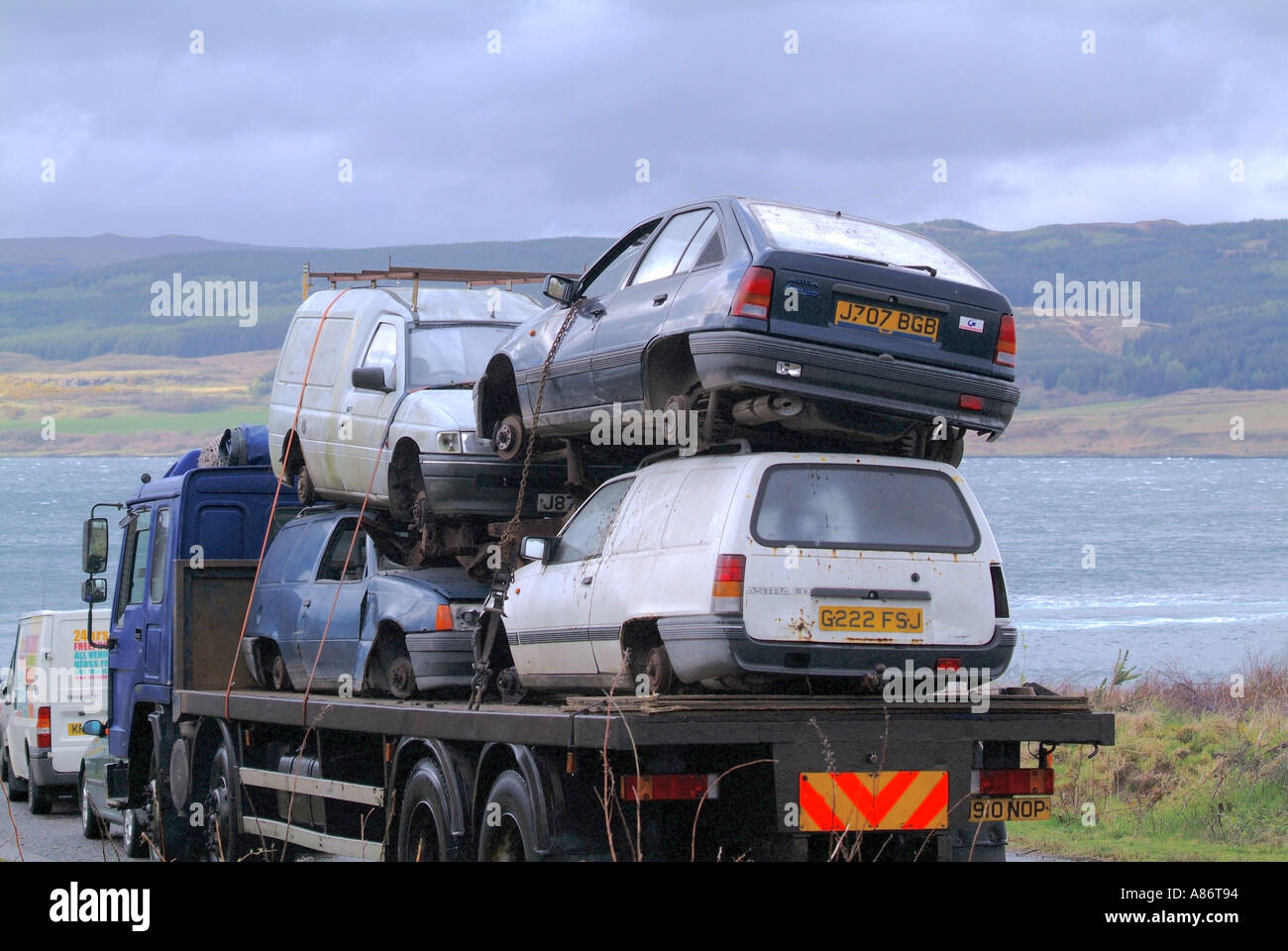 Flat bed lorry hi-res stock photography and images - Alamy